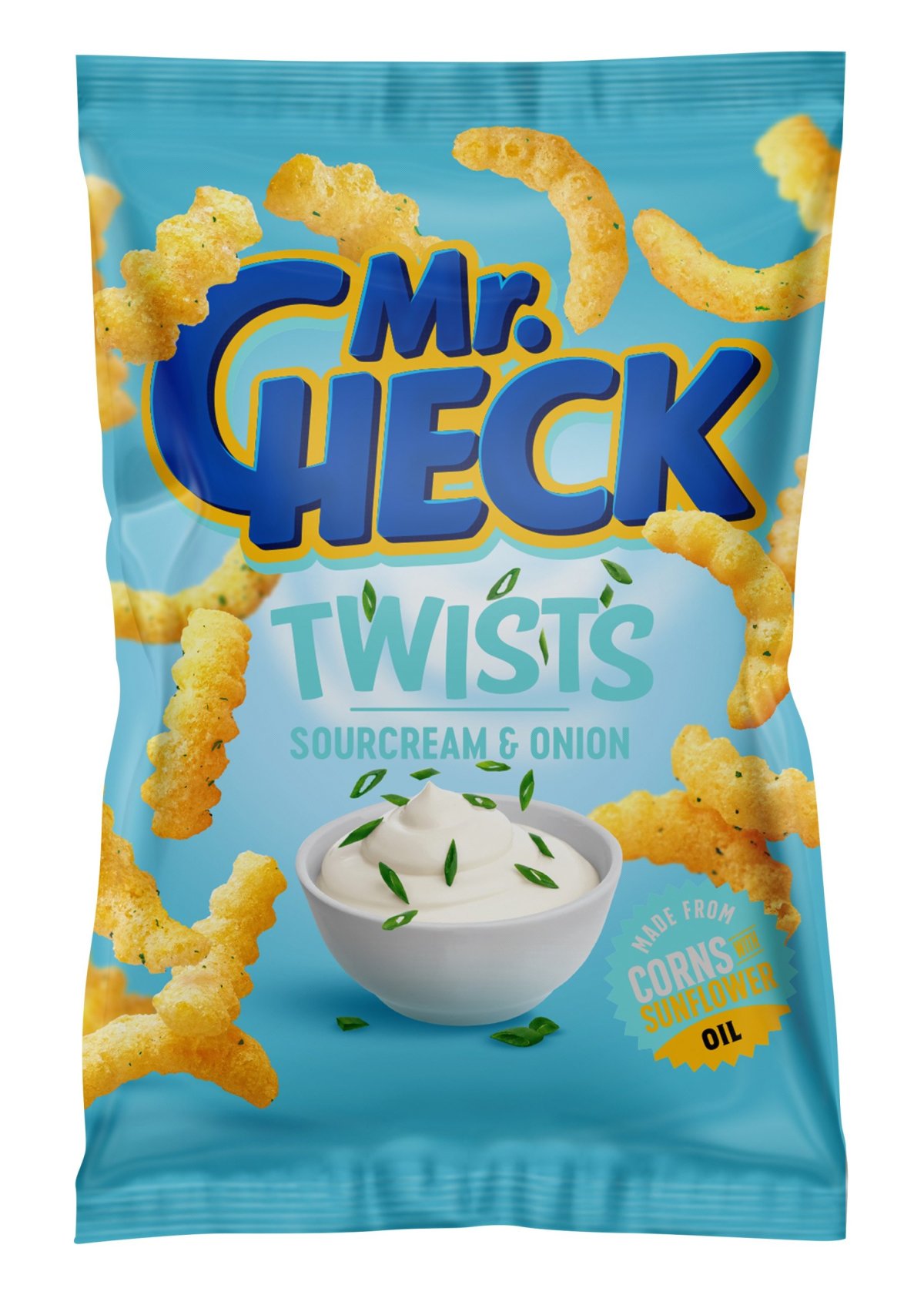 Twist med rømme og løk smak Mr.Check 150g - Snacks - MatMarket