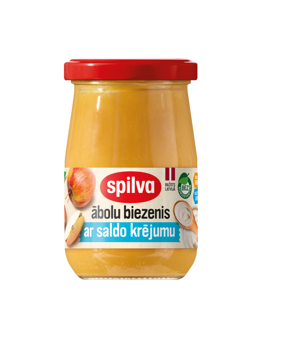 Eplemos original med kremfløte Spilva 300g - Syltetøy/Honning - MatMarket